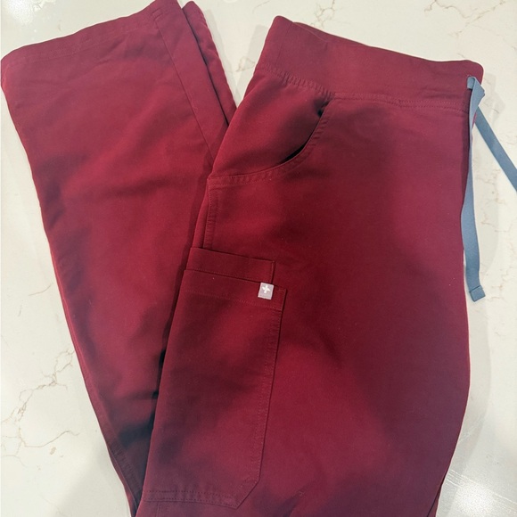 Figs | Pants & Jumpsuits | Figs Burgundy Technical Collection Kade ...